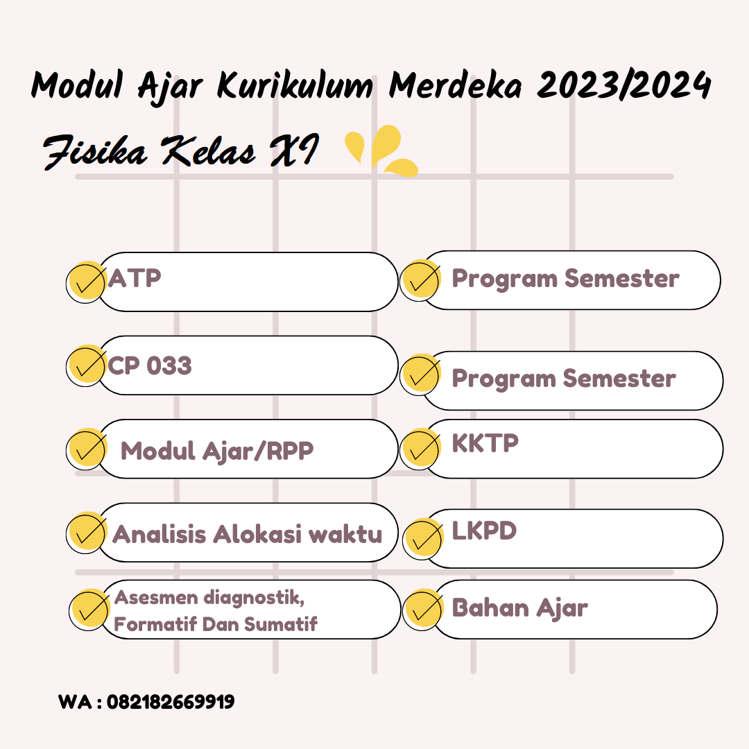 Download Modul Ajar Fisika Kelas Xi Semester 1 And 2 Kurikulum Merdeka