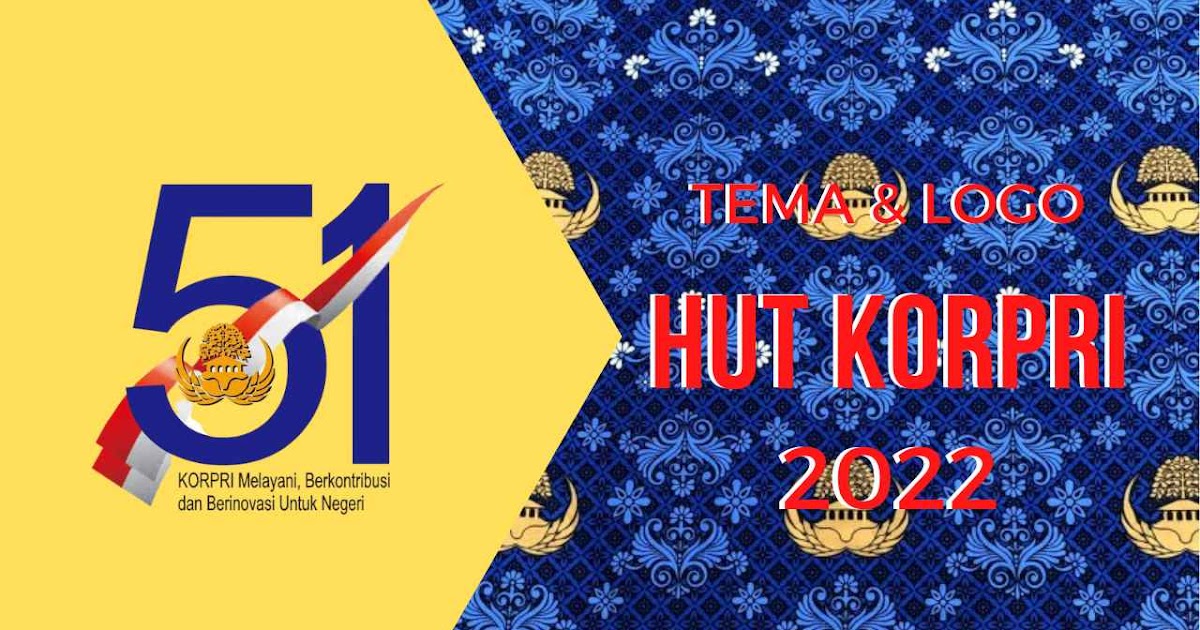 Tema Dan Logo Hut Korpri Tahun 2022