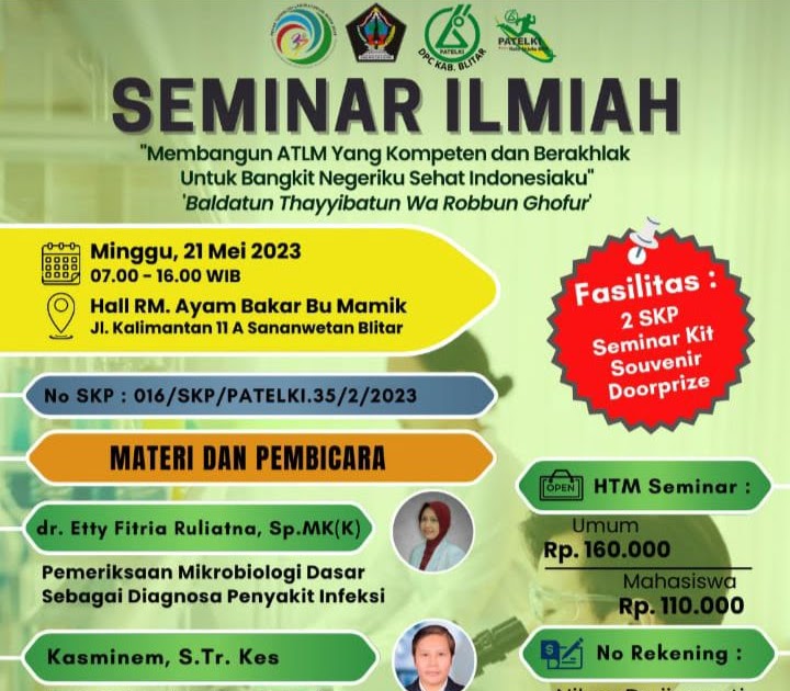 Seminar Ilmiah Dpc Patelki Blitar 2023