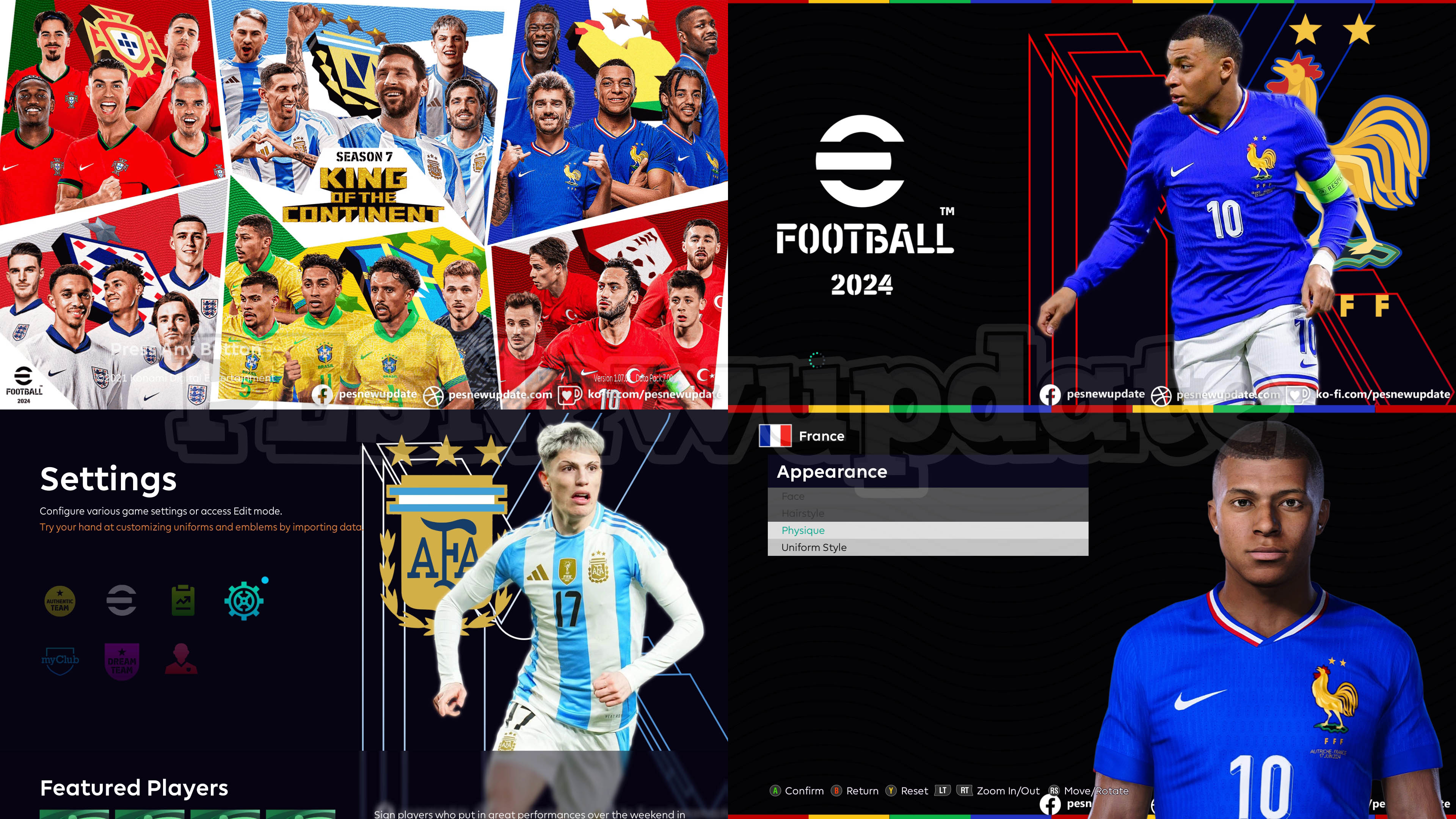 Pes 2021 Menu Efootball 2024 Season 7 By Pesnewupdate ~ Pesnewupdate