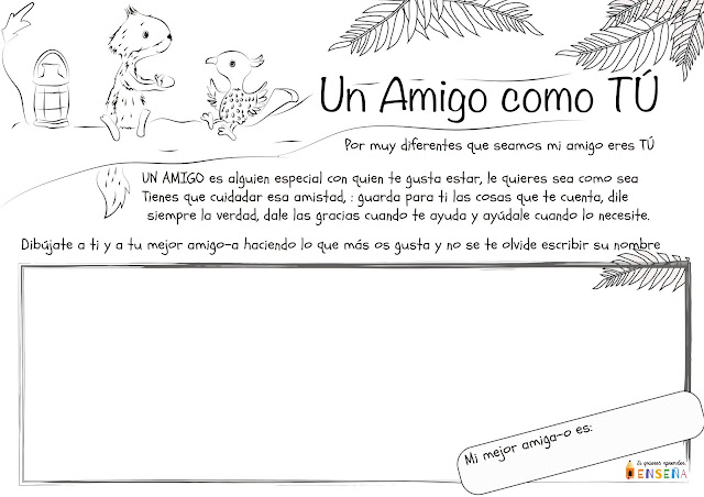 Trabajamos La Amistad Con El Cuento Un Amigo Como Tú Aprema