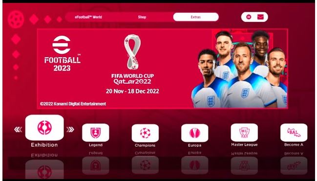 Efootball 2023 Pes World Cup Qatar 2022 Ppsspp English Commentary And