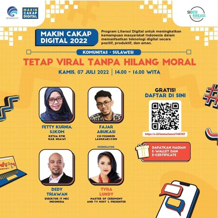 Program Literasi Digital Makin Cakap Digital 2022 Komunitas Dan