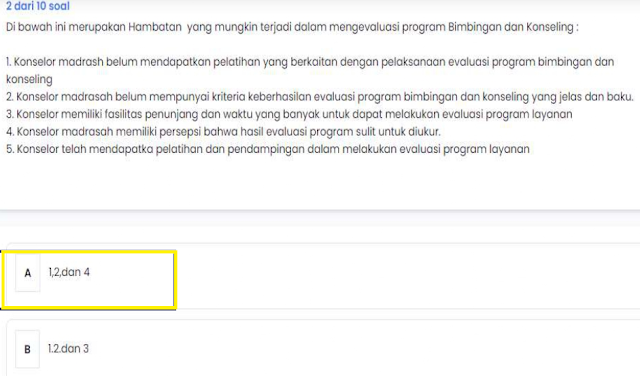 Pembahasan Soal Pelatihan Bimbingan Dan Konseling Materi 37evaluasi