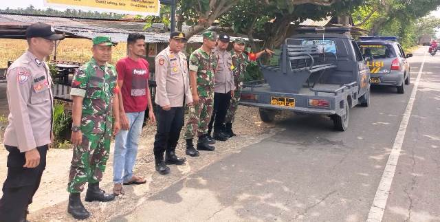 Perkuat Sinergitas Dalam Jaga Kamtibmas Polsek Nurussalam Dan Koramil