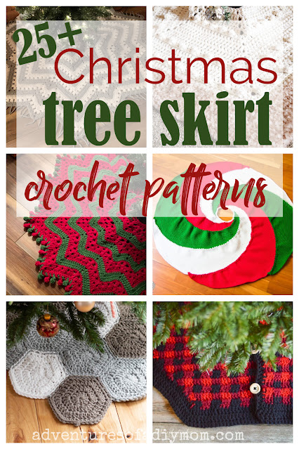 25 Crochet Christmas Tree Skirt Patterns Adventures Of A Diy Mom