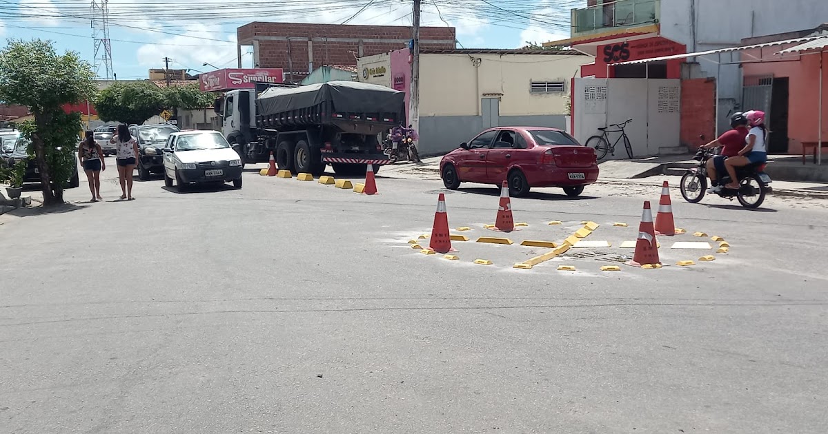 Prefeitura De Mipibu Faz Rotatória Em Cruzamento Da Avenida Prefeito