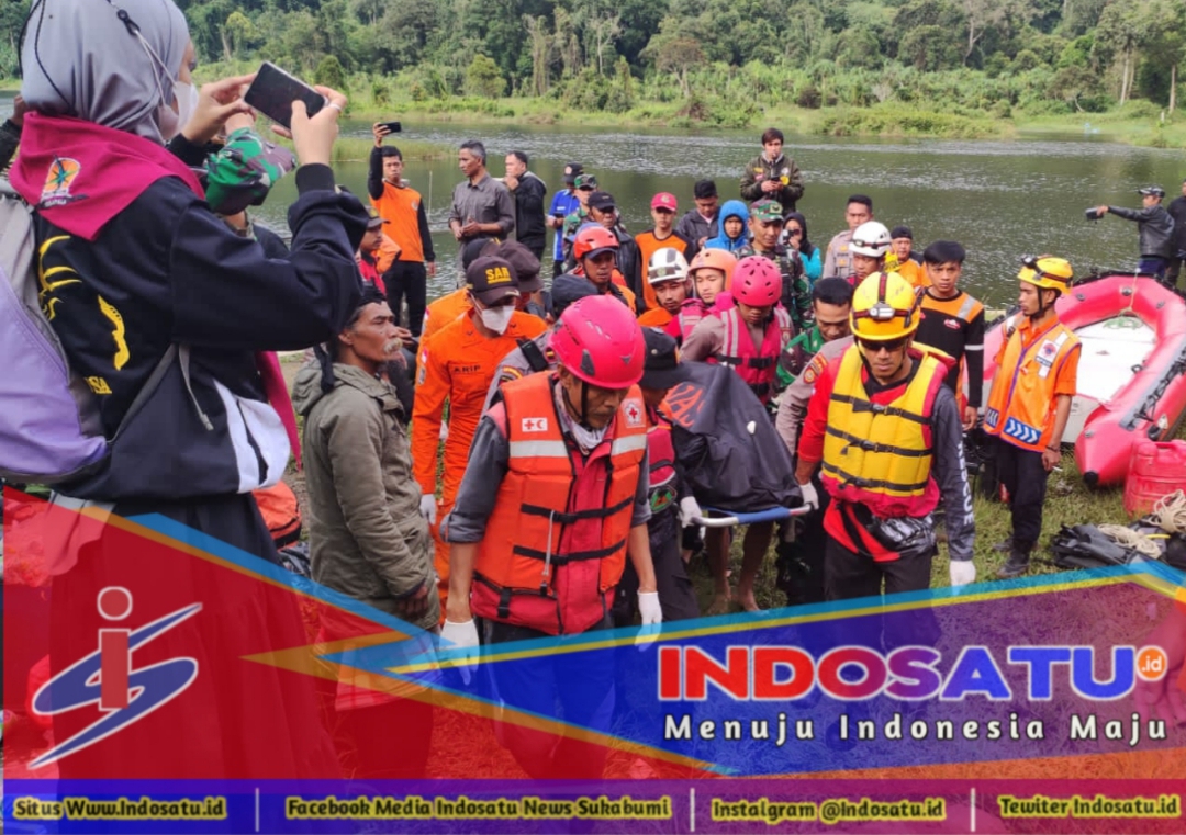 Tim Gabungan Lakukan Pencarian Korban Tenggelam Di Danau Situgunung