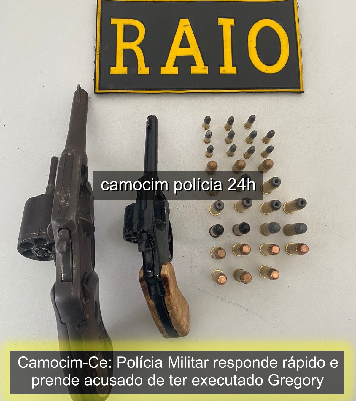 Camocim PolÍcia 24h PolÍcia Militar Responde RÁpido E Prende Acusado