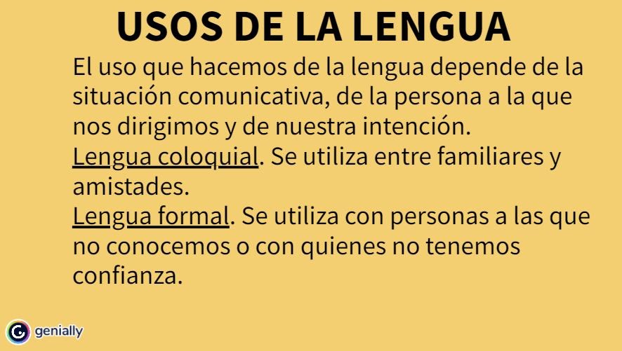 Aula De 4º Rufino Blanco 22 23 Usos De La Lengua