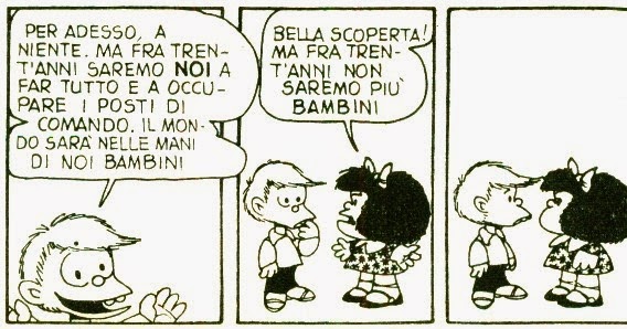 Mixtura Fumetti Mafalda Bambini Al Potere Quino