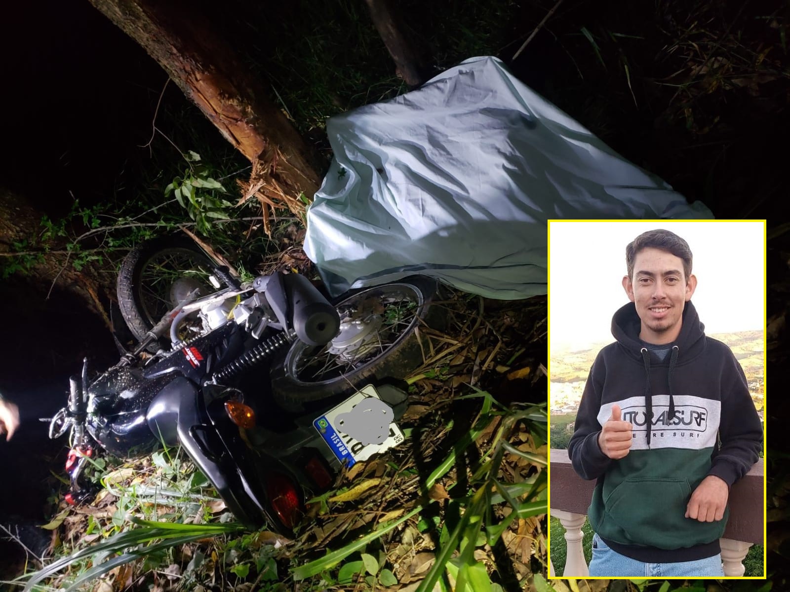 Motociclista Morre Após Bater Moto Em árvore Na Mg 295 Em Bueno Brandão