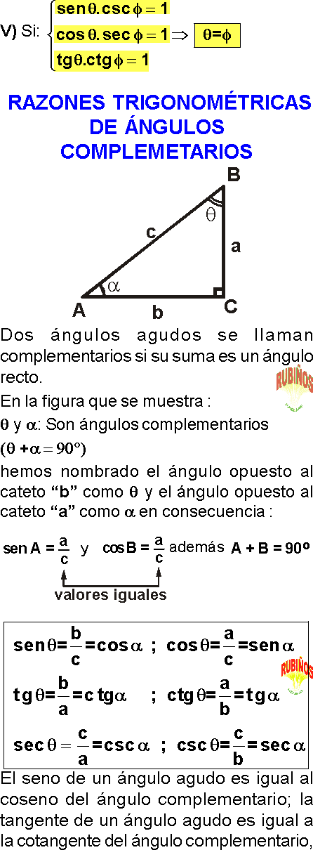 Razones TrigonomÉtricas De Ángulos Agudos Ejercicios Resueltos Pdf