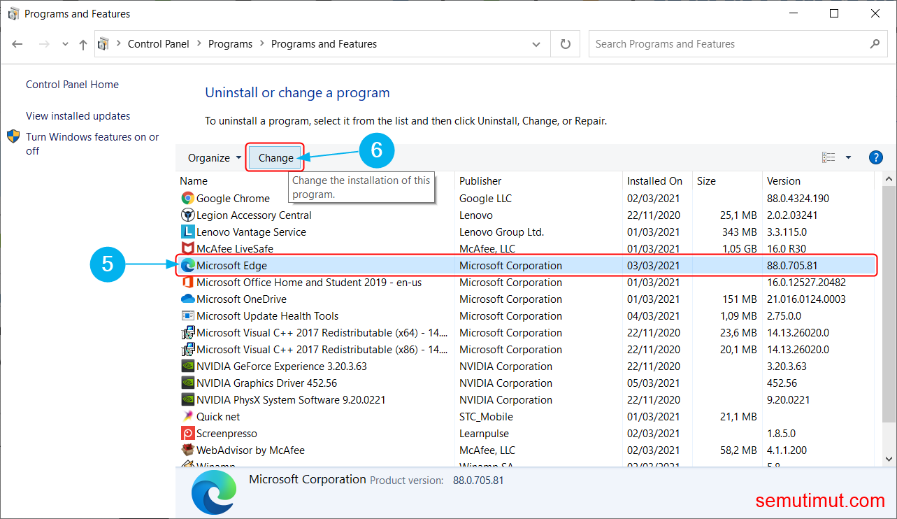 Cara Uninstall Microsoft Edge Di Windows 1110817 Lengkap