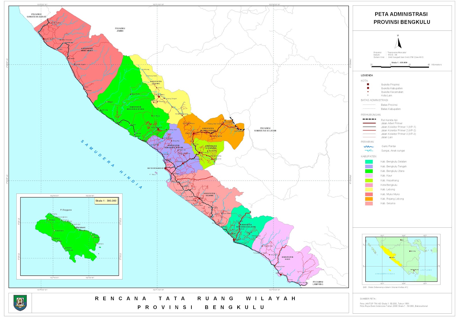 Geografi Provinsi Bengkulu