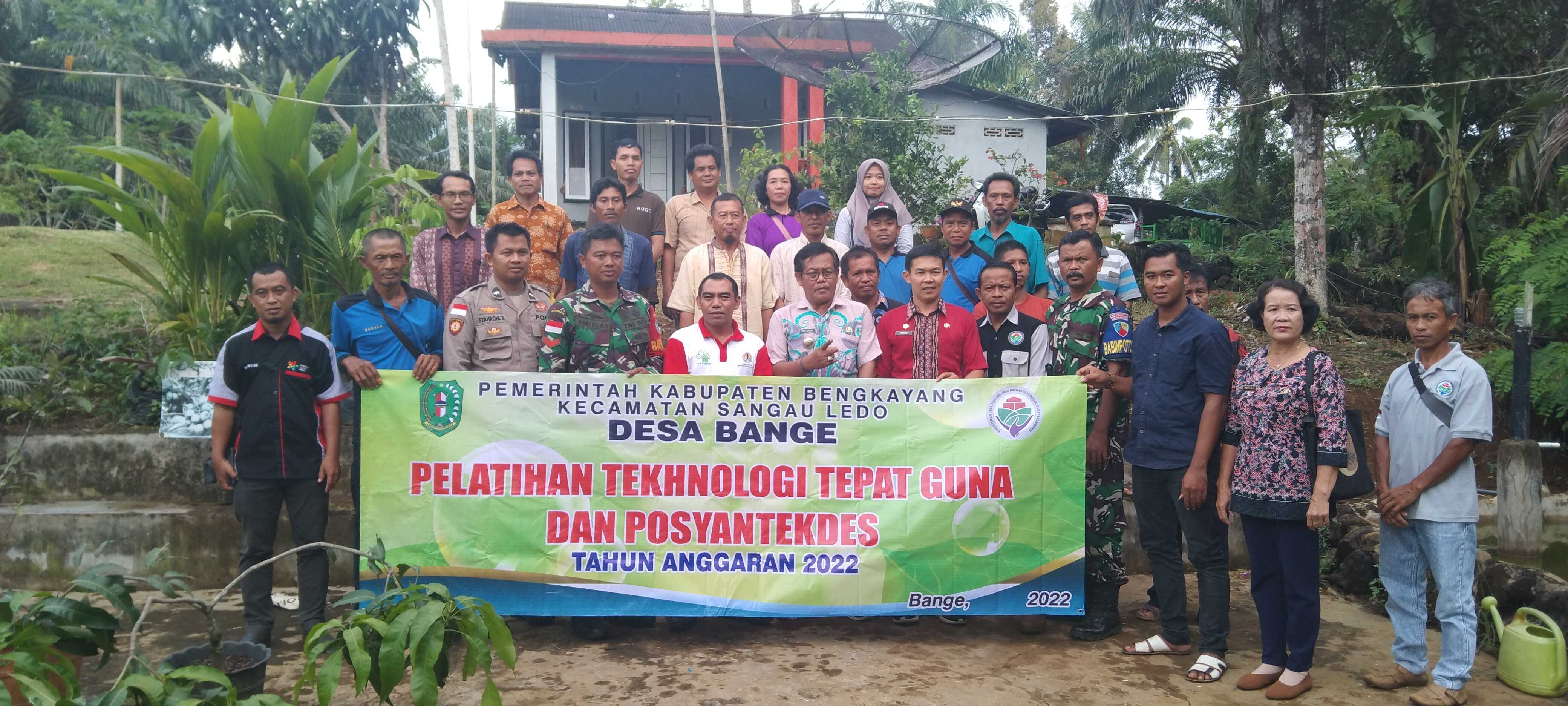 Pelatihan Edukasi Teknologi Tepat Guna Dan Posyantekdes Didesa Bange