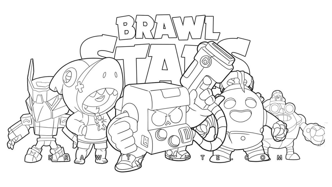 Desenhos De Brawl Stars Para Colorir Desenhos Para Desenhar