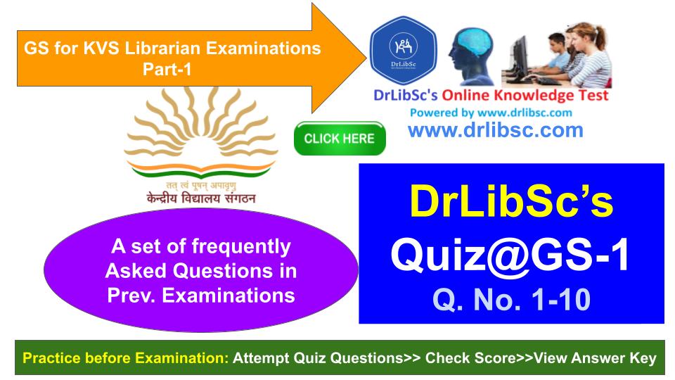 Drlibsc Desk Of Research In Library Science Kvs Librarian Practice