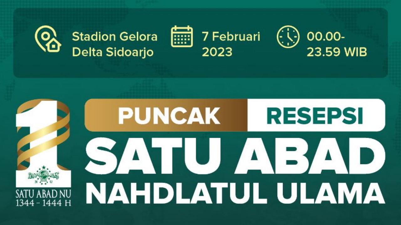 Link Streaming Puncak Resepsi 1 Abad Nu Nahdlatul Ulama