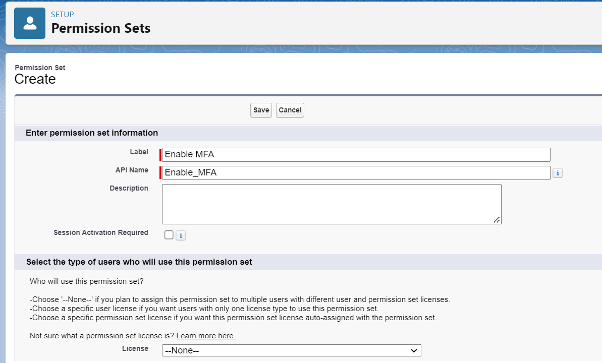 Salesforce How To Enable Multi Factor Authentication Mfa