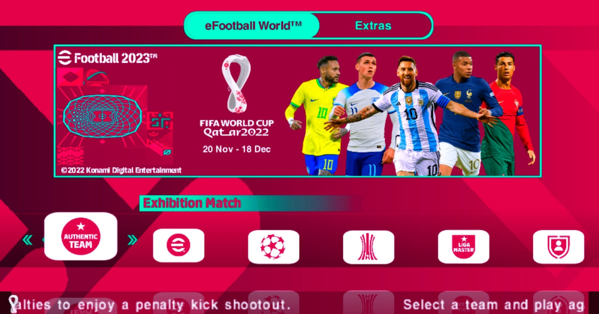 Susah Tenar Efootball Pes 2023 Ppsspp Android Offline Fifa World Cup