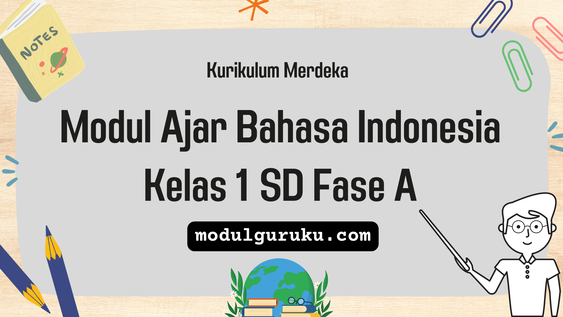 Modul Ajar Bahasa Indonesia Kelas 1 Sd Fase A Kurikulum Merdeka Modul