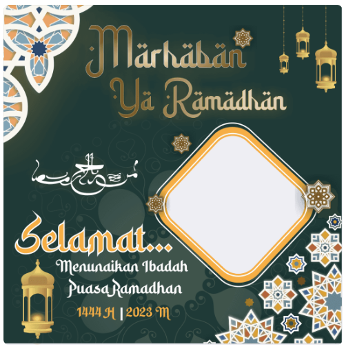 Twibbon Menyambut Bulan Suci Ramadhan 14442023 Intel Madrasah