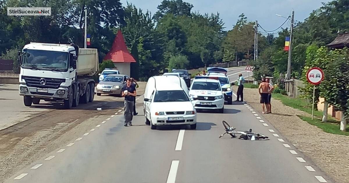 Video Biciclist Lovit De O Mașină La Milișăuți