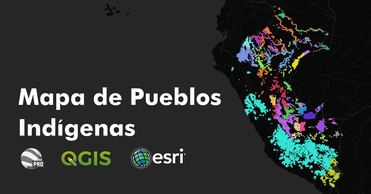 Geo Gps PerÚ Mapa De Pueblos Indígenas Aimara Quechua Awajun