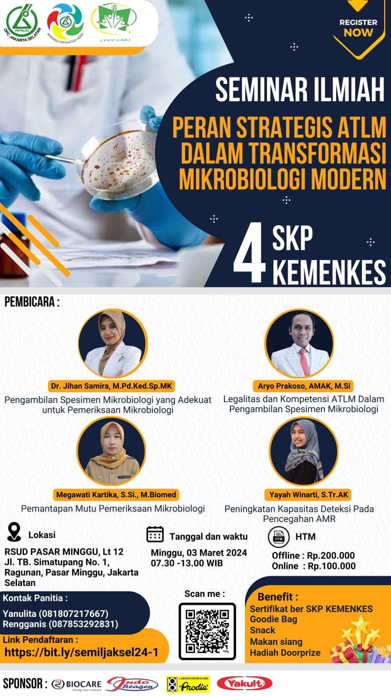 Seminar Ilmiah Patelki Dpc Jakarta Selatan Dengan Tema Peran Strategis