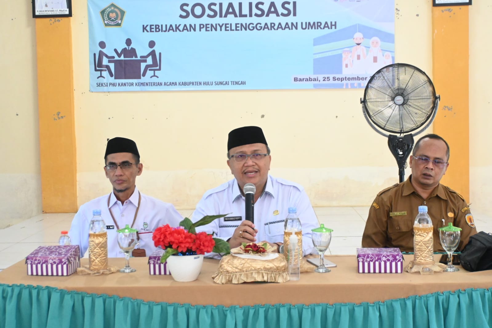 Kemenag Hst Gelar Sosialisasi Kebijakan Penyelenggaraan Umrah