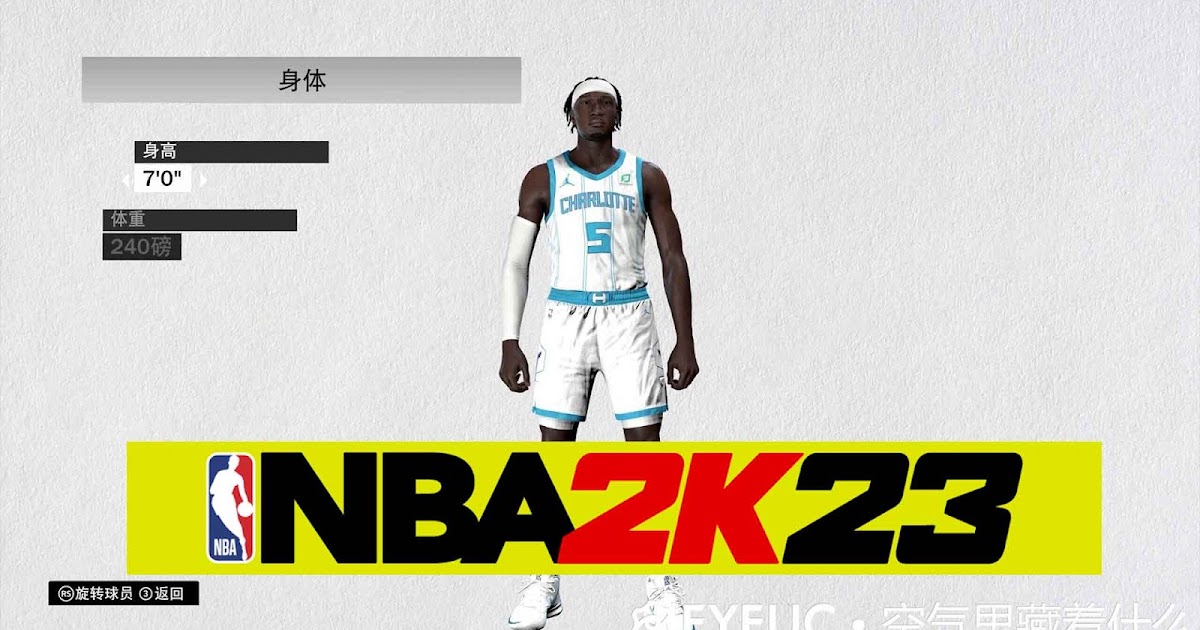 Nba 2k23 Mark Williams Cyberface Hair And Body Update