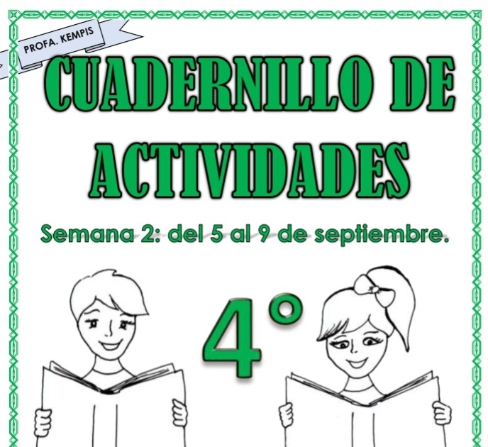 Cuadernillo De Actividades Semana 2 Cuarto Grado Primaria 2022 2023