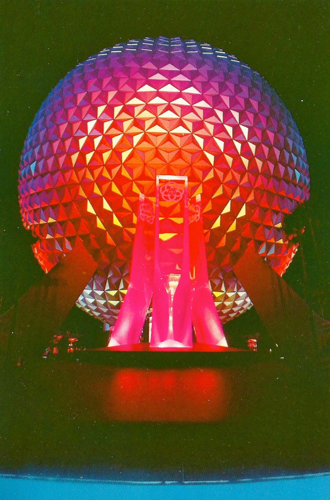 My Favorite Disney Postcards Epcot Spaceship Earth