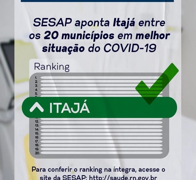 Coelho Fatos E Notícias Município De Itajá No Rank Das 20 Cidades Do