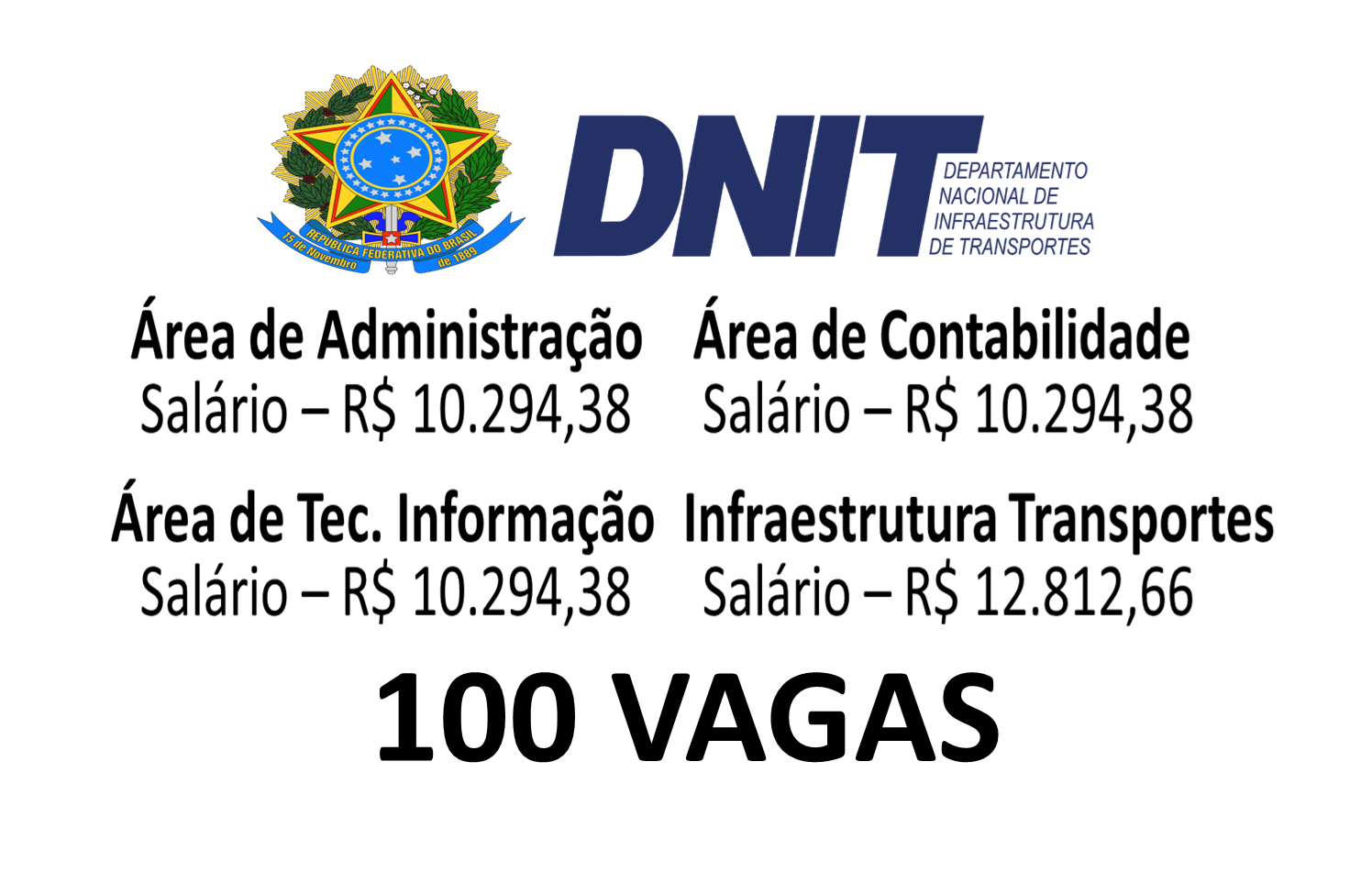 Edital Publicado Concurso Dnit Com 100 Vagas E Ganhos Iniciais De R10