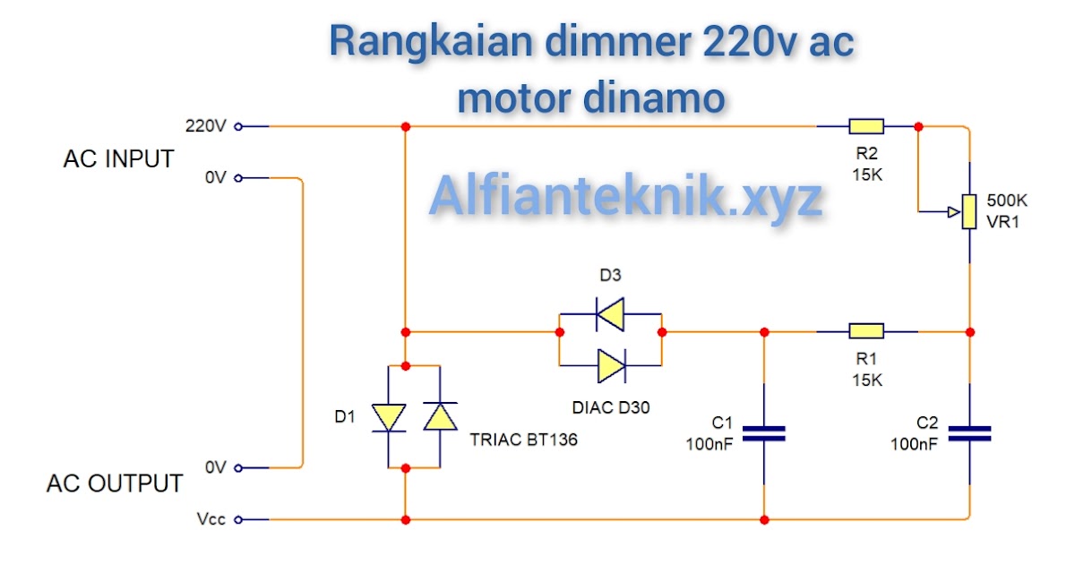 Skema Rangkaian Dimmer Sederhana Rangkaian Elektronika Dasar Sexiz Pix