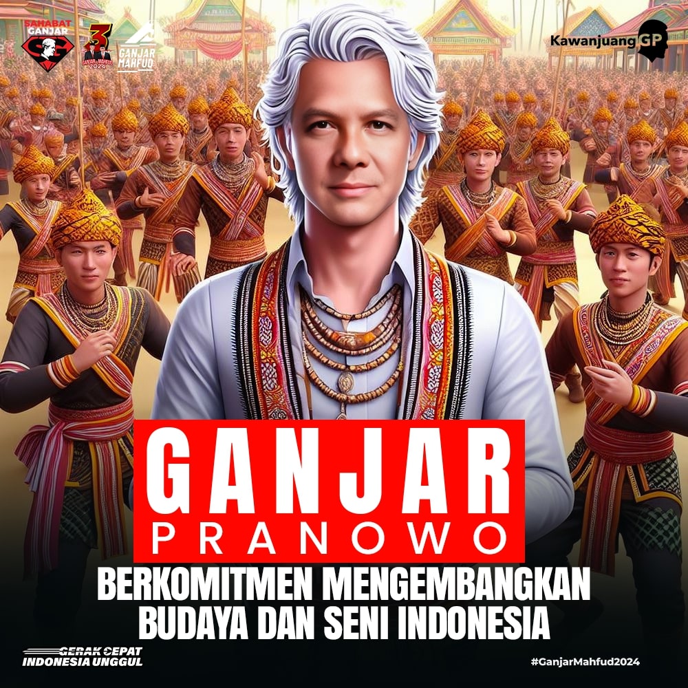 Ganjar Pranowo Berkomitmen Kembangkan Budaya Dan Seni Indonesia