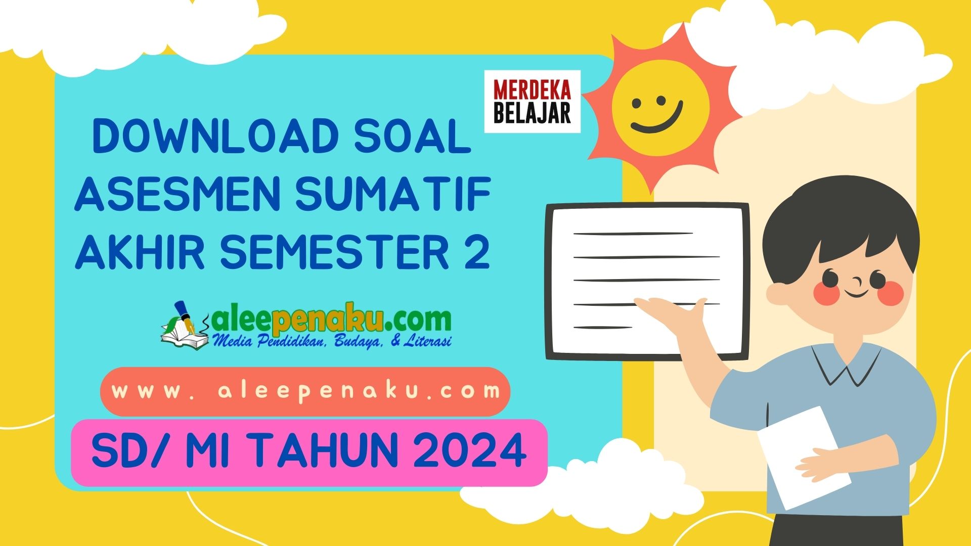 Download Soal Asesmen Sumatif Akhir Semester Sas Kurmer Mapel