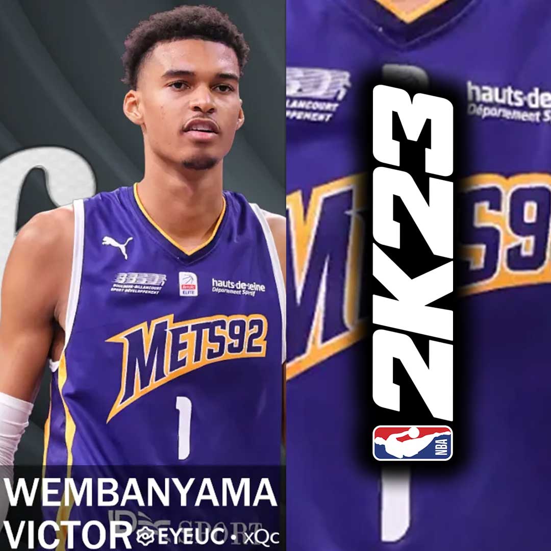 Nba 2k23 Victor Wembanyama 2023 Nba Draft Portrait