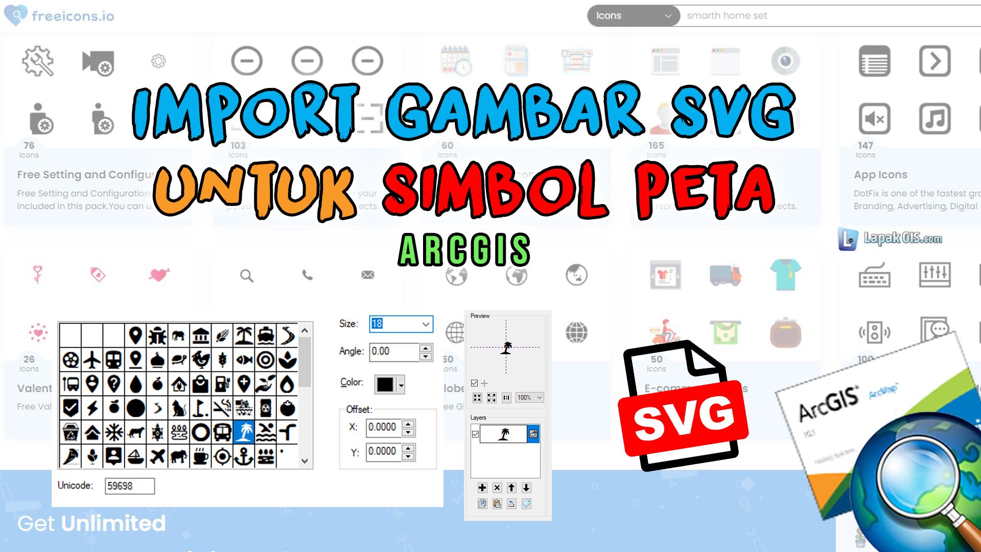 Import Gambar Svg Untuk Simbol Peta Pada Arcgis Lapak Gis