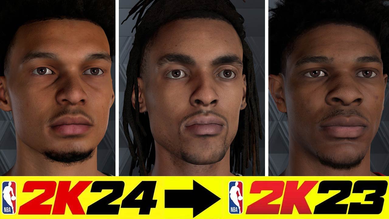 Nba 2k24 60 Cyberfaces For Nba 2k23 1