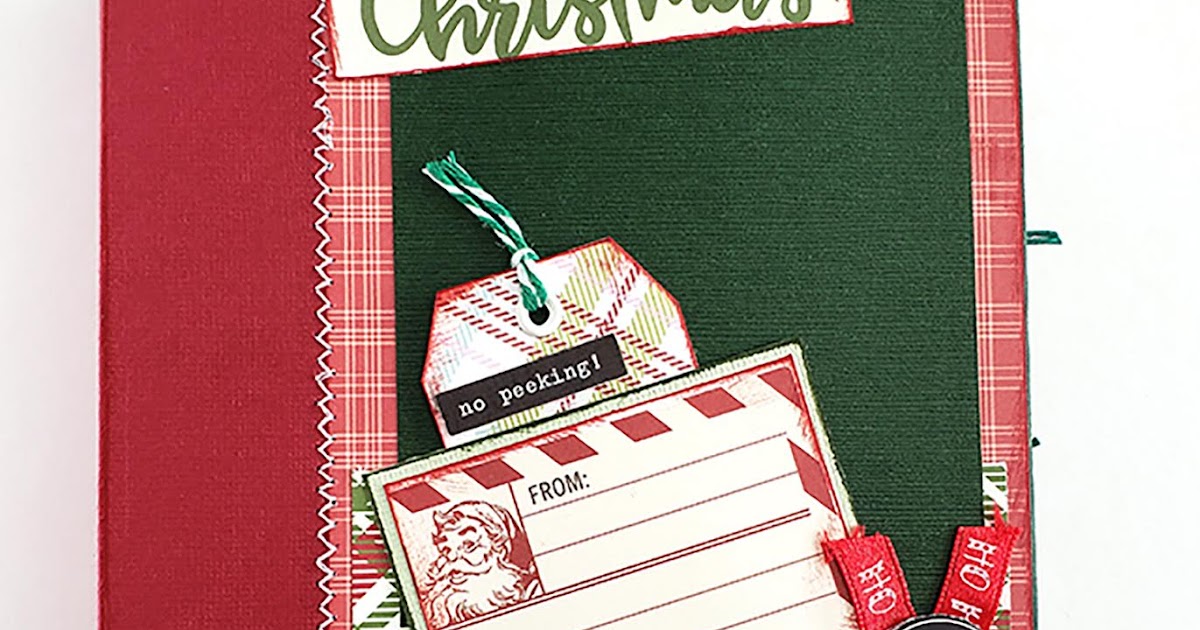 Dezalyssdesigns Simple Stories Christmas Mini Scrapbook Album