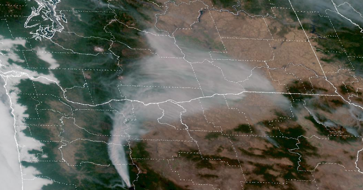 Cliff Mass Weather Blog A Massive Smoke Plume Pushes Into Eastern