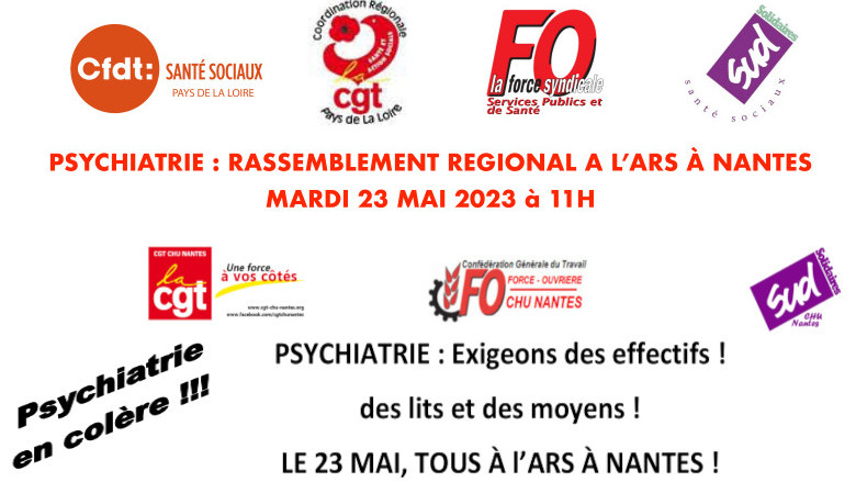 Fo Loire Atlantique Psychiatrie Exigeons Des Effectifs Des Lits