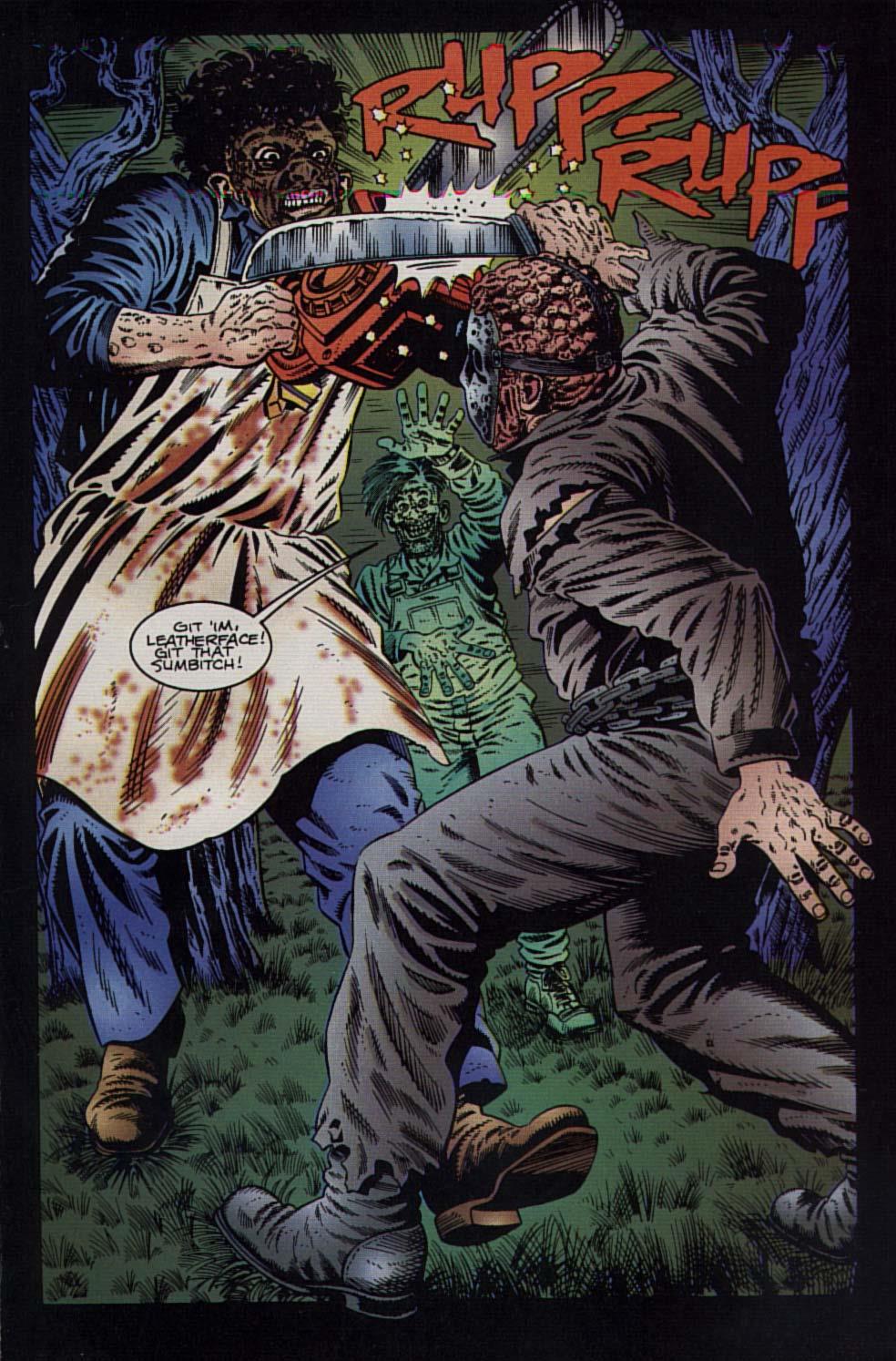 Weird Science Dc Comics Jason Vs Leatherface 1 Review And Spoilers