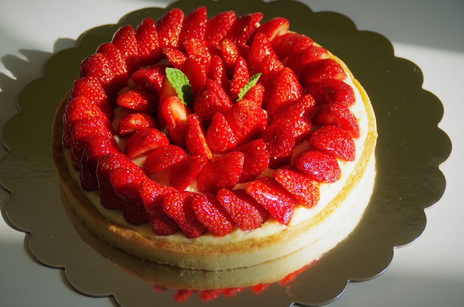 Tarte Aux Fraises And Crème Pâtissière