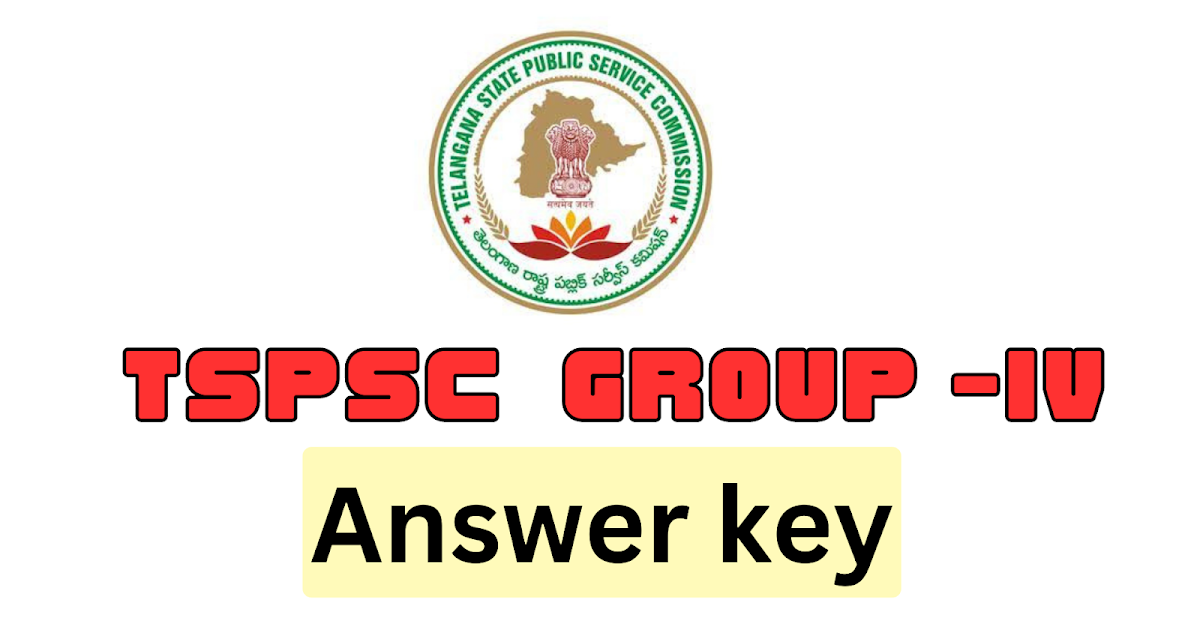 Teacher News Tspsc Group Iv Exam 2023 Paper I And Ii Answer Key Download