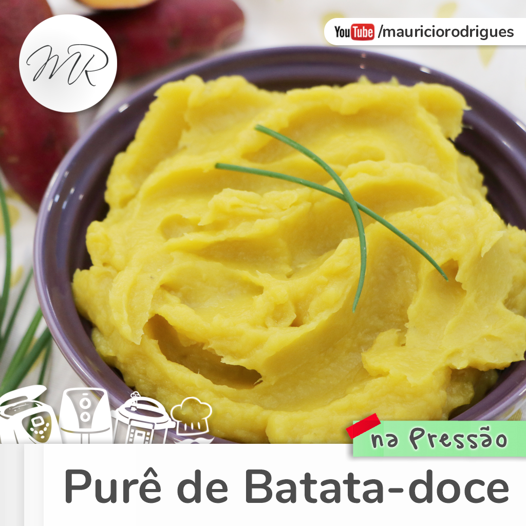 VÍdeo Purê De Batata Doce Na Panela De Pressão Elétrica Receitas Na