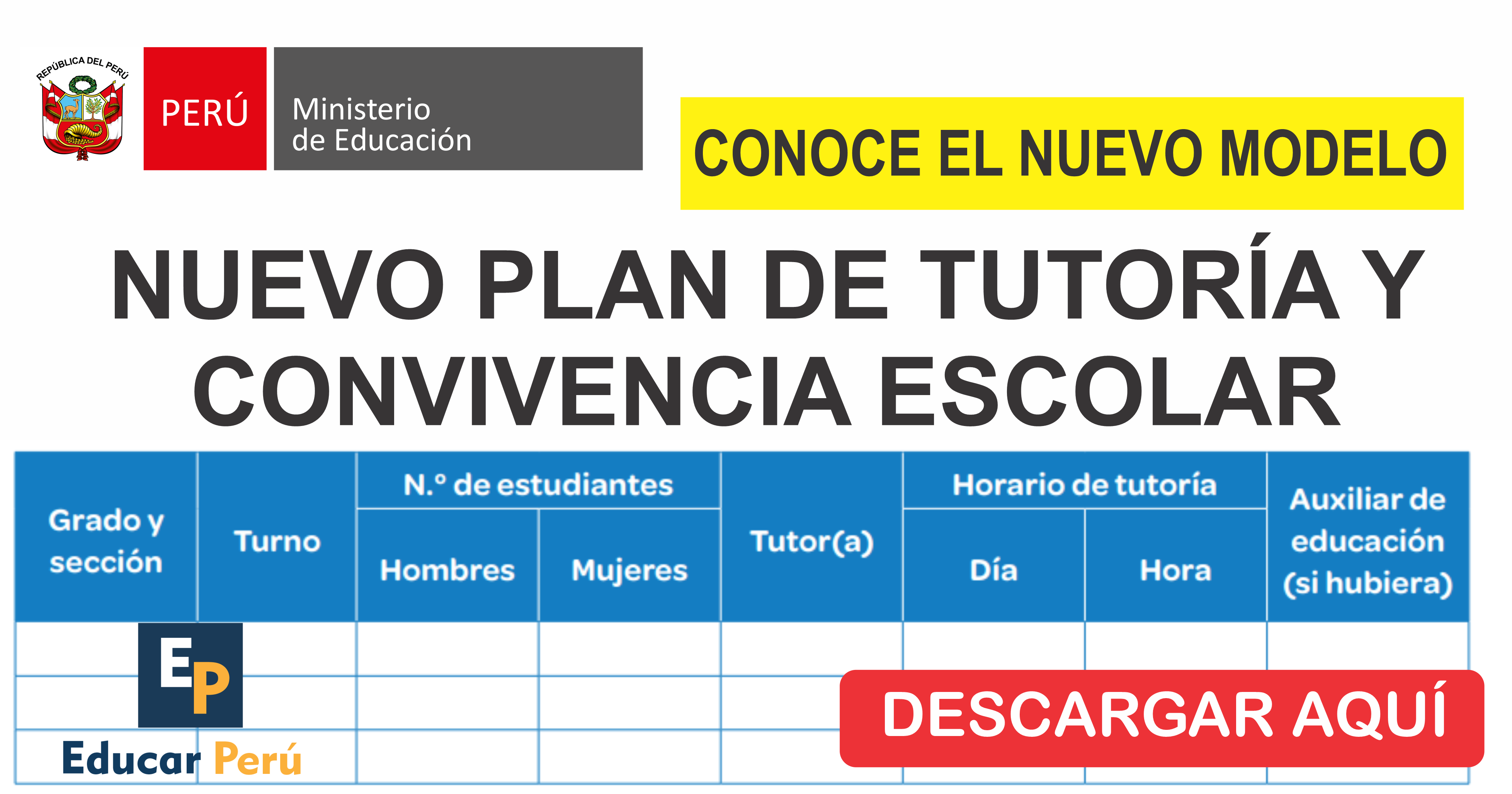 Orientaciones Para La Elaboración Del Nuevo Plan De TutorÍa Y